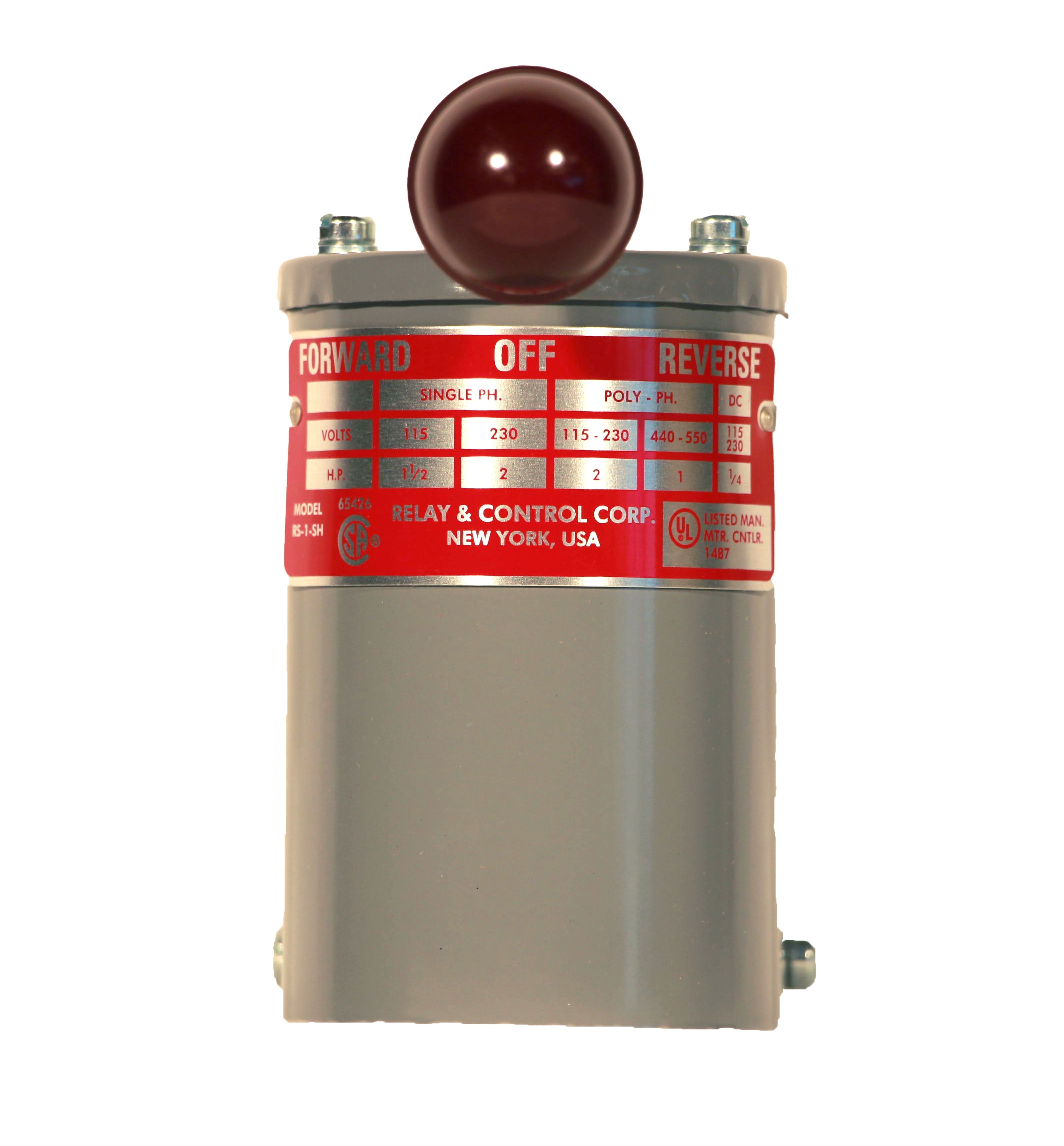 RS-1-SH - Reversing Drum Control - Relay and Control Corp
