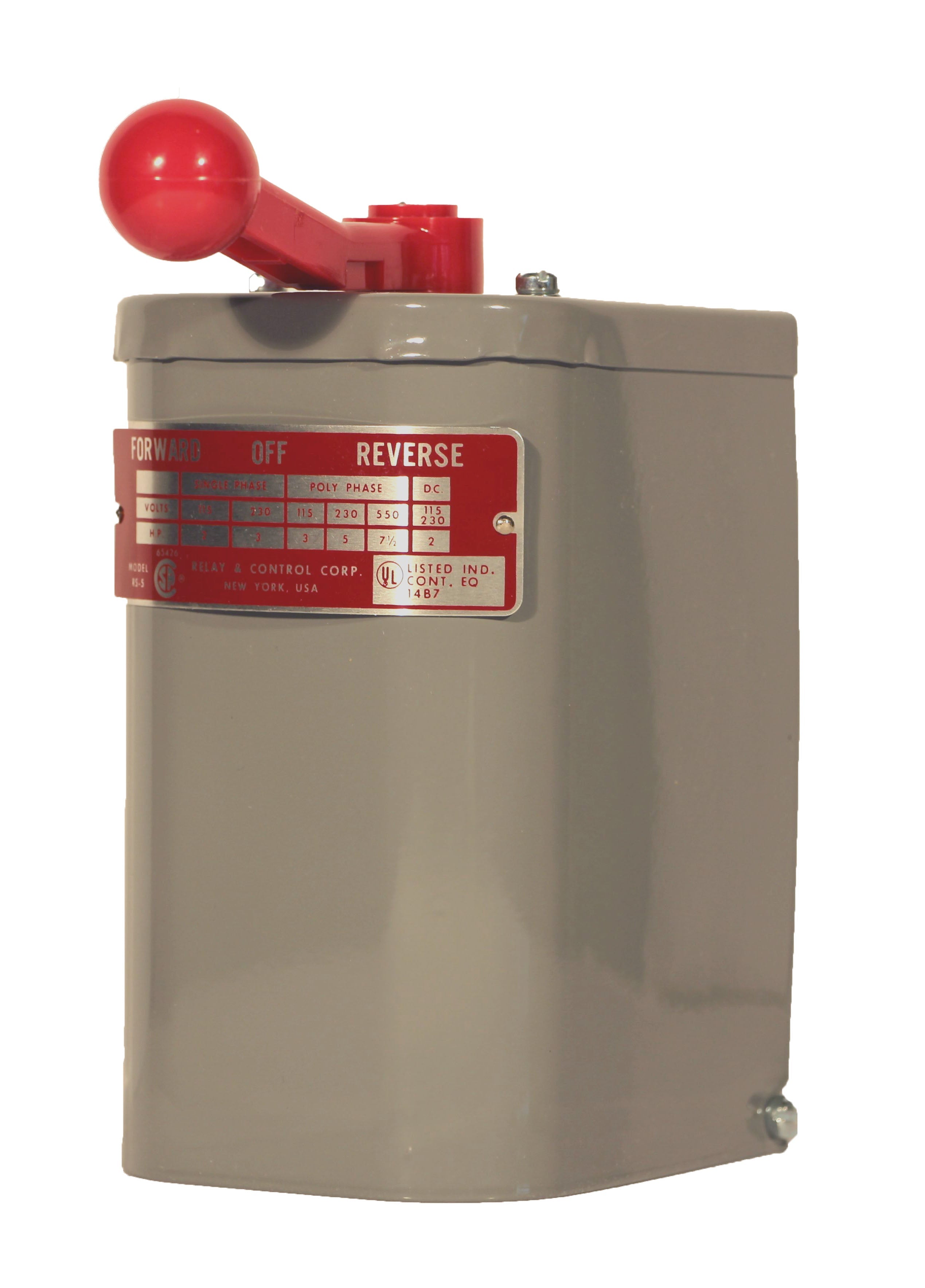 RS-5 - Reversing Drum Control - Relay and Control Corp