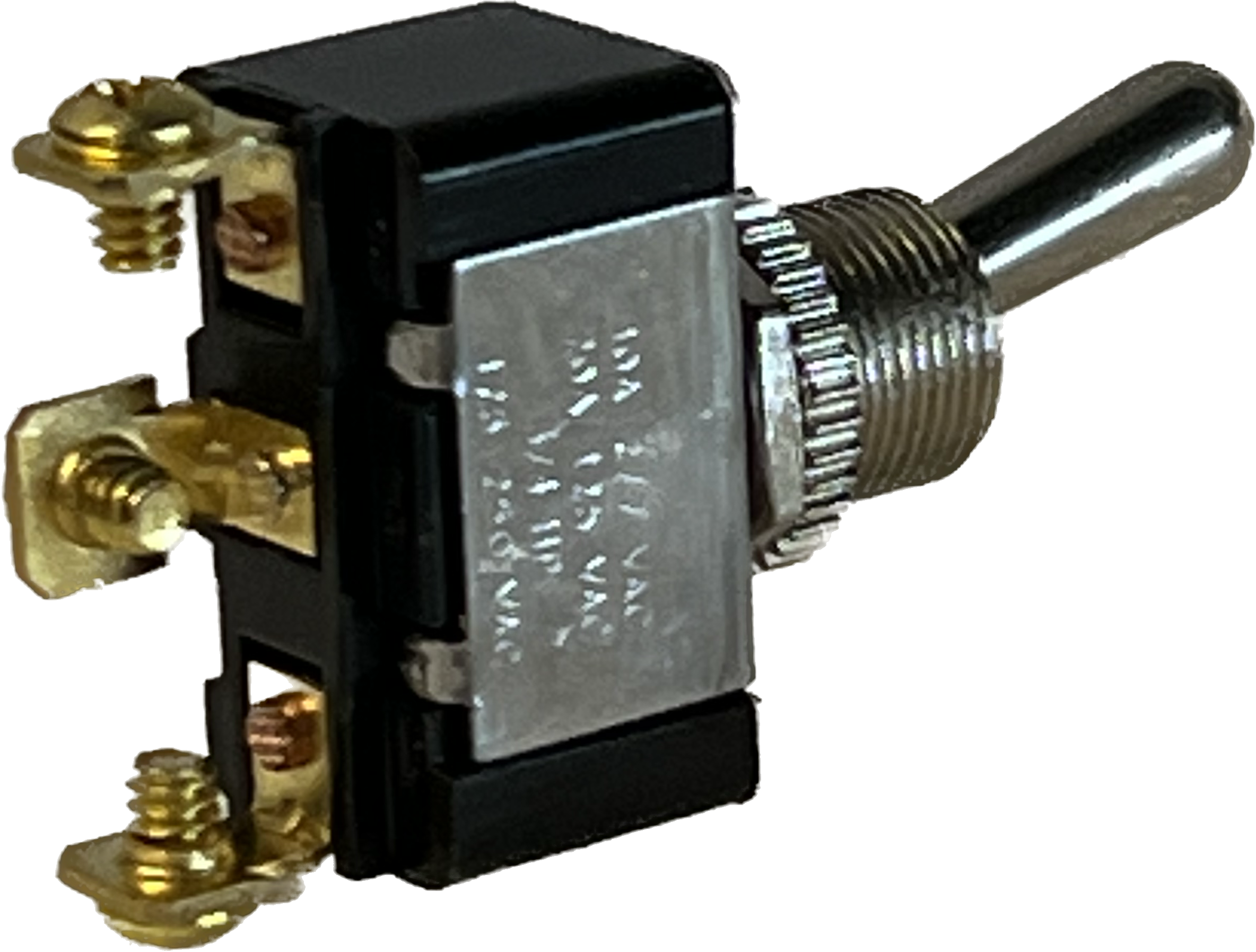 TS-702M - Momentary Toggle Switch SPDT (ON)-OFF-ON 3/4 HP Screw Terminals