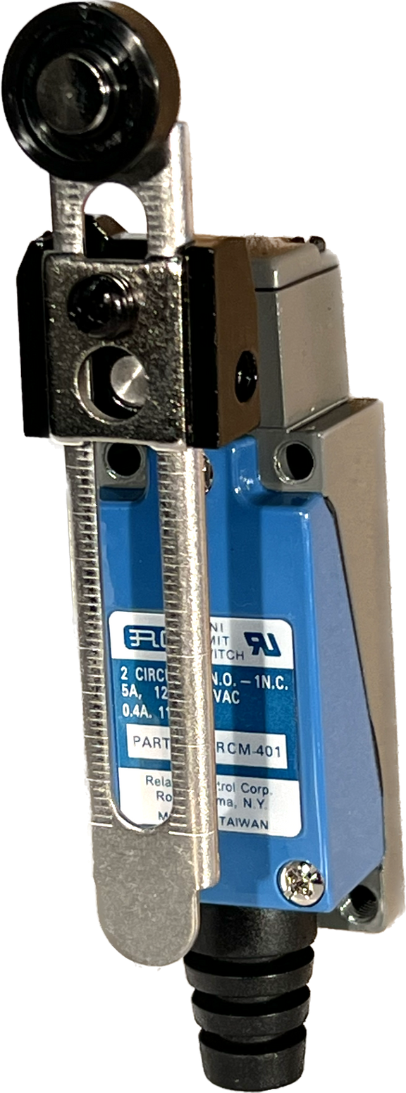 RCM-401 - 5 Amp Mini Limit Switch ADJUSTABLE LENGTH ROLLER LEVER - Relay