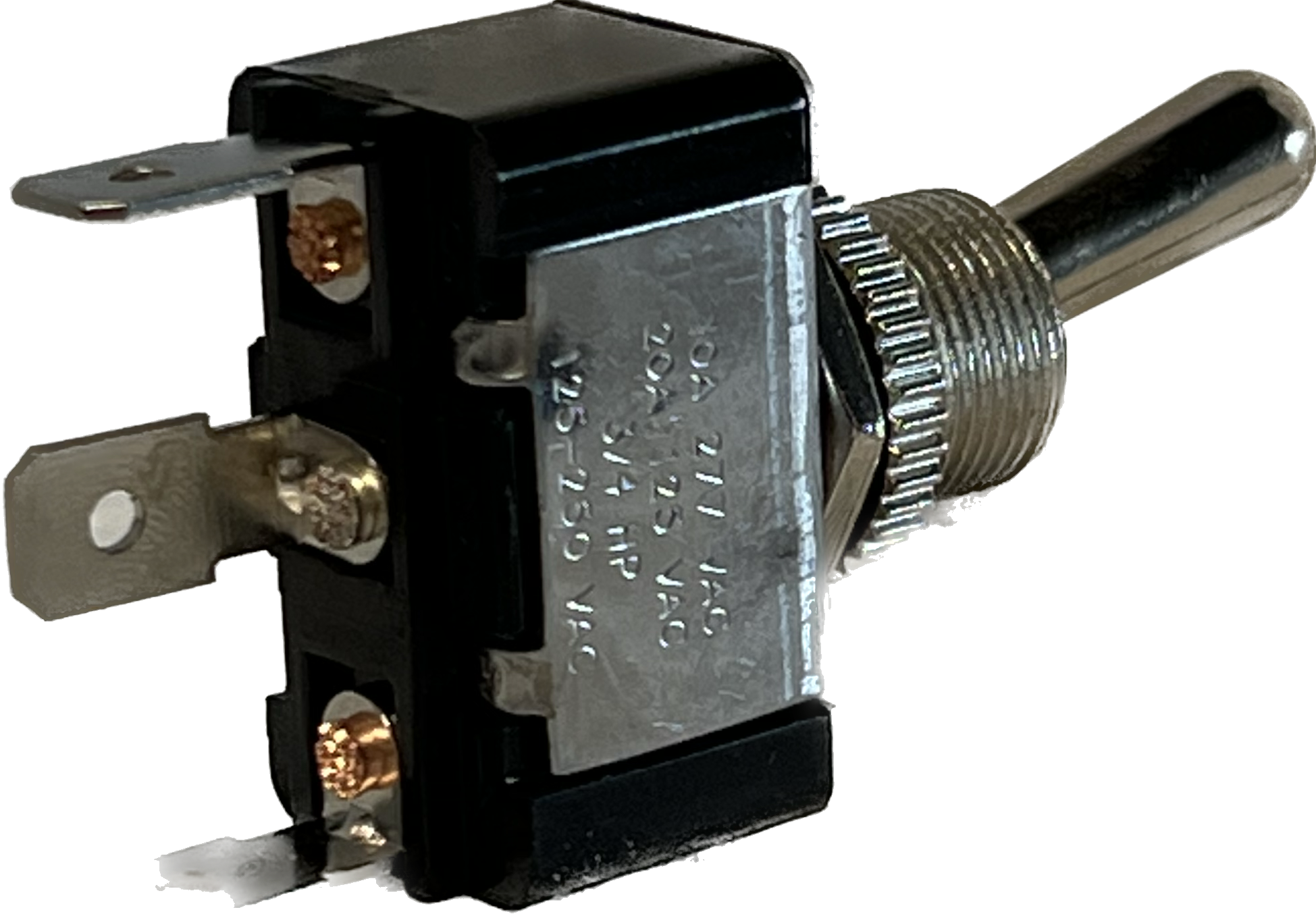 TS-712 - SPDT ON-OFF-ON 3/4 HP. 1/4” Quick Connect Tabs - Relay and ...