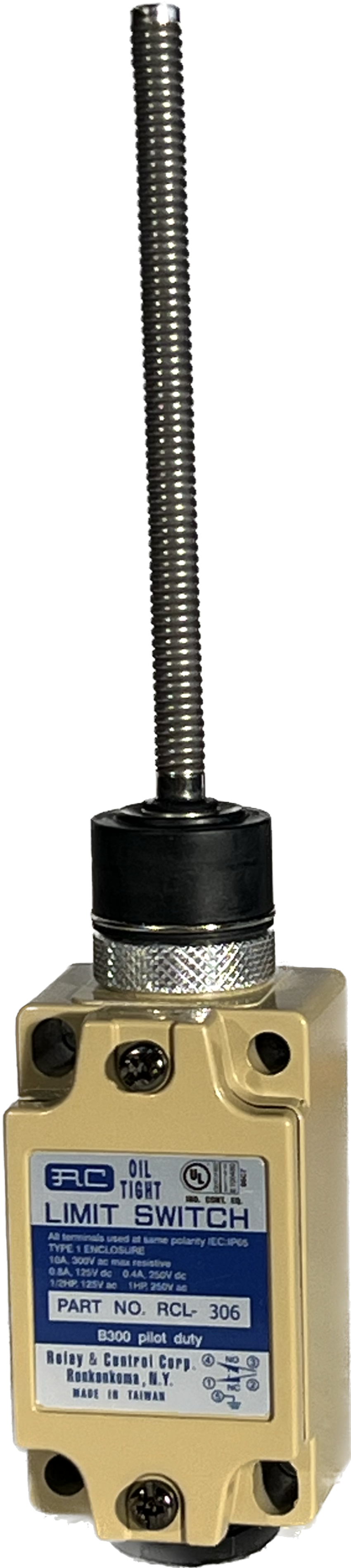 RCL-306 Precision Oil Tight Limit Switch - Relay and Control Corp
