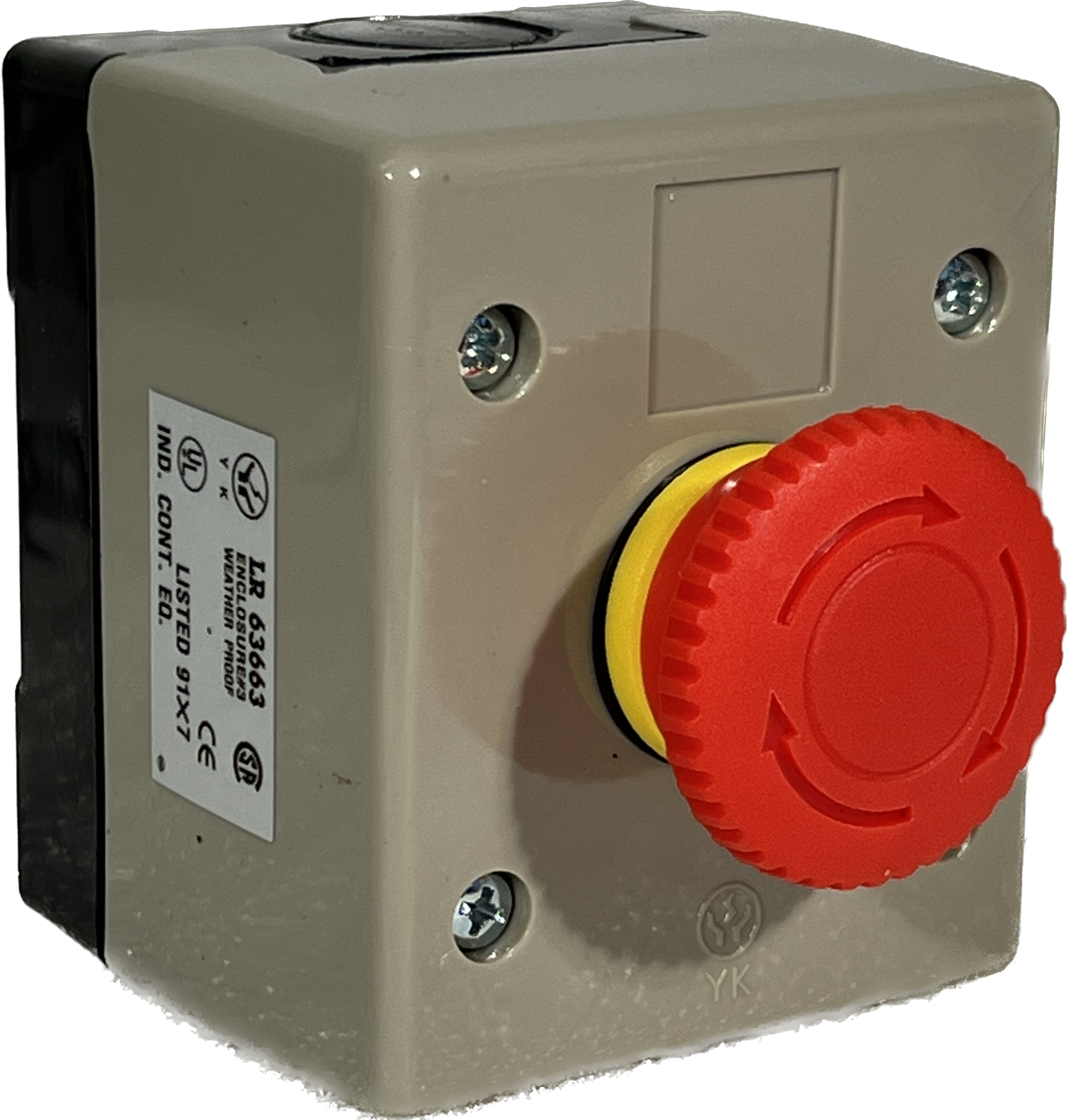 1MHL NEMA 4 EXTERIOR MUSHROOM HEAD CONTROLS - Relay and Control Corp