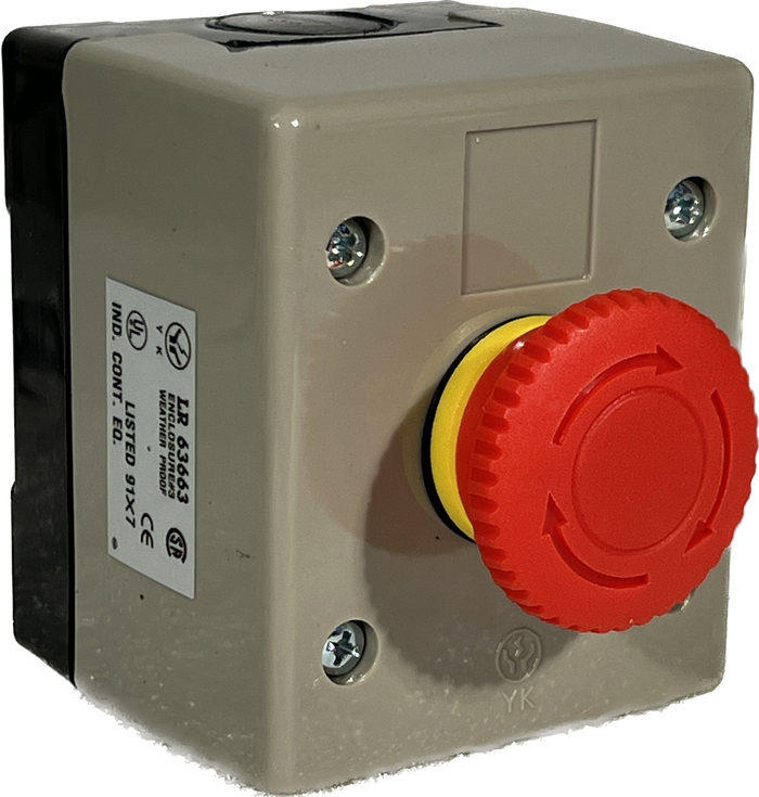 1MHL NEMA 4 EXTERIOR MUSHROOM HEAD CONTROLS - Relay and Control Corp