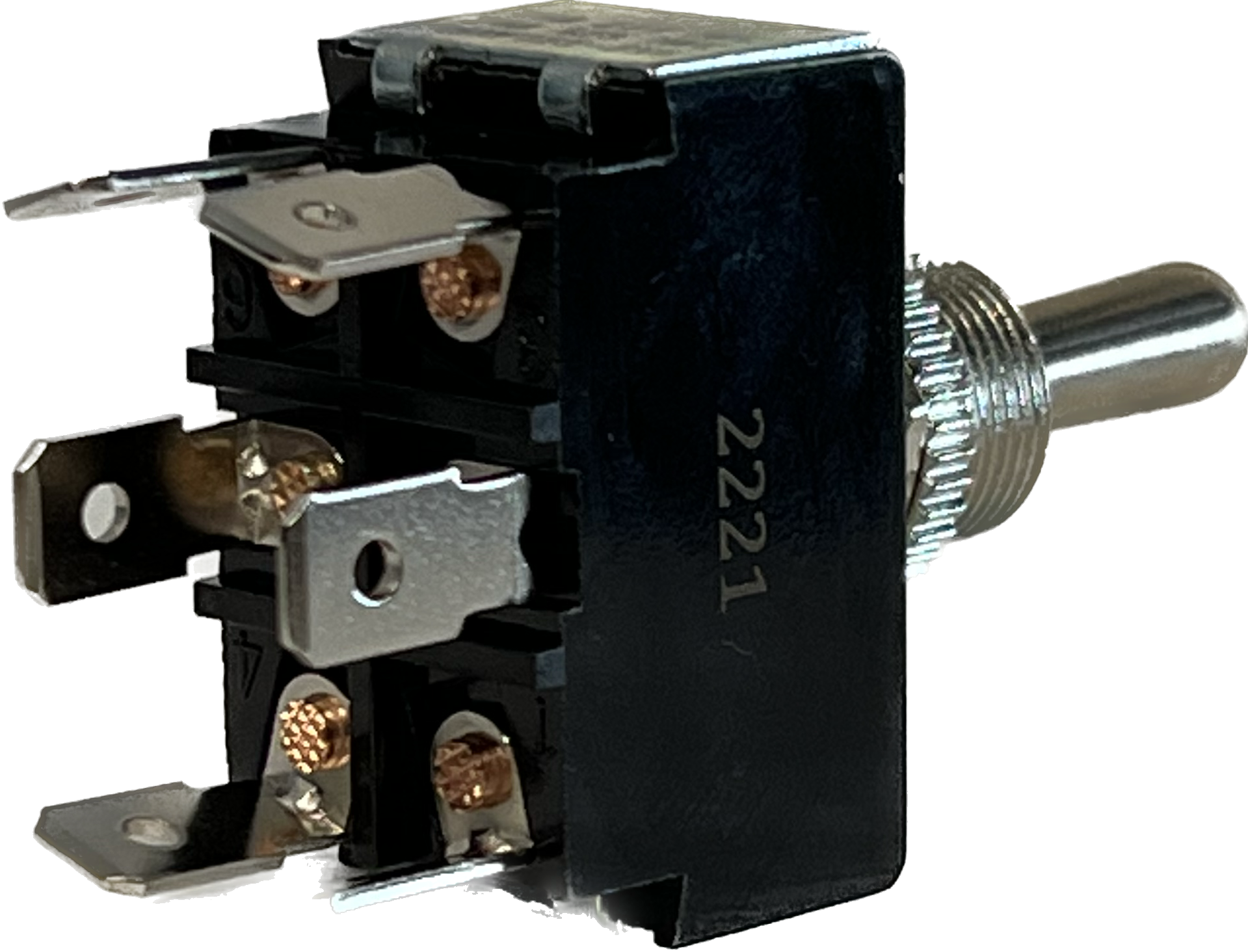 TS-714 - DPDT ON-OFF-ON 1 1/2 HP. 1/4” Quick Connect Tabs - Relay and ...