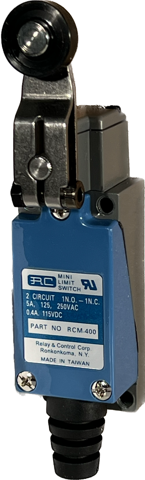 RCM-400 - 5 Amp Mini Limit Switch STANDARD ROLLER LEVER - Relay and ...