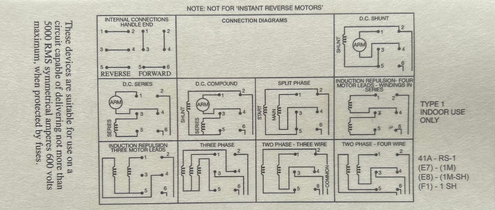RS-1 - Reversing Drum Control - Relay and Control Corp