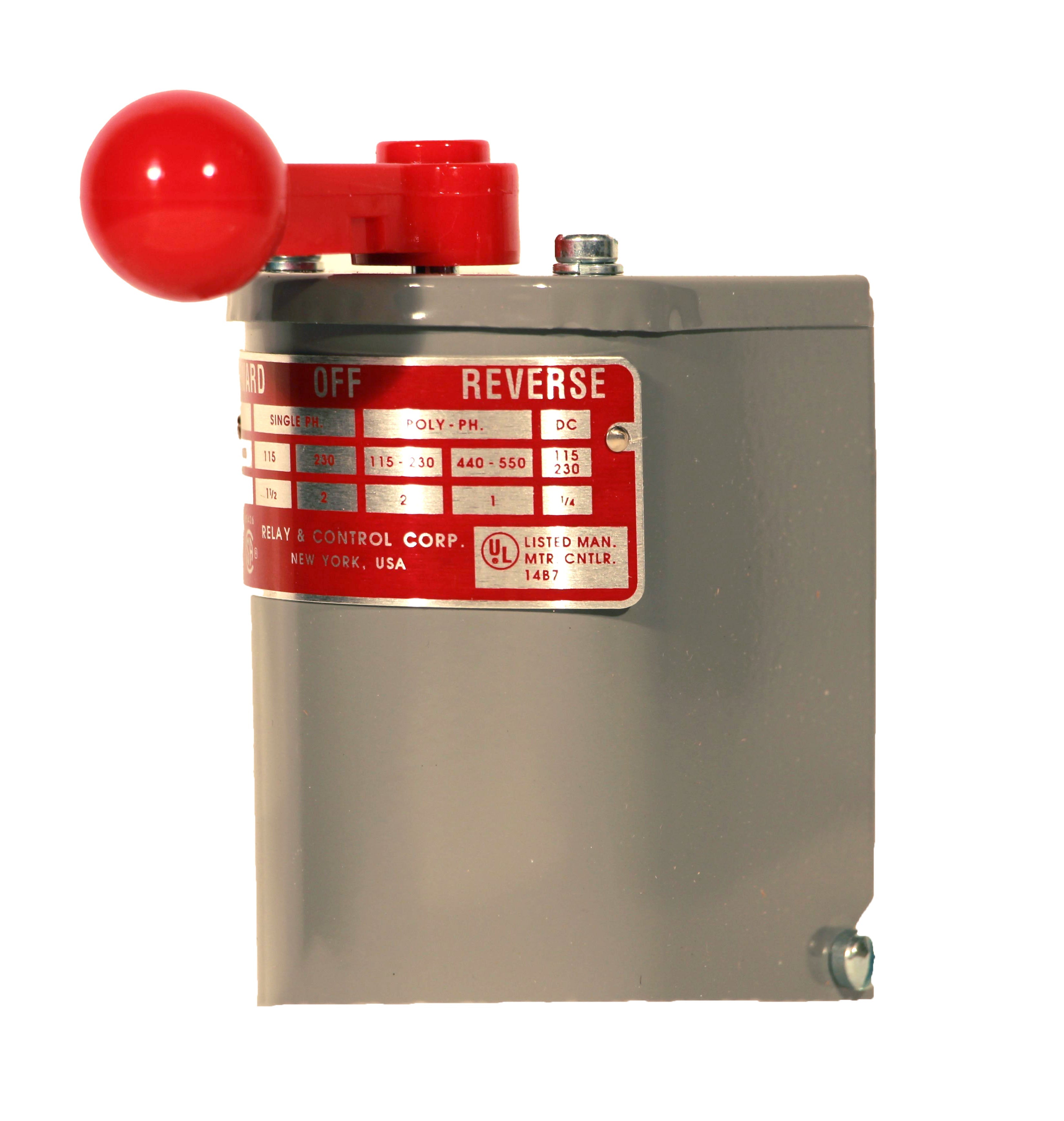 RS-1 - Reversing Drum Control - Relay and Control Corp