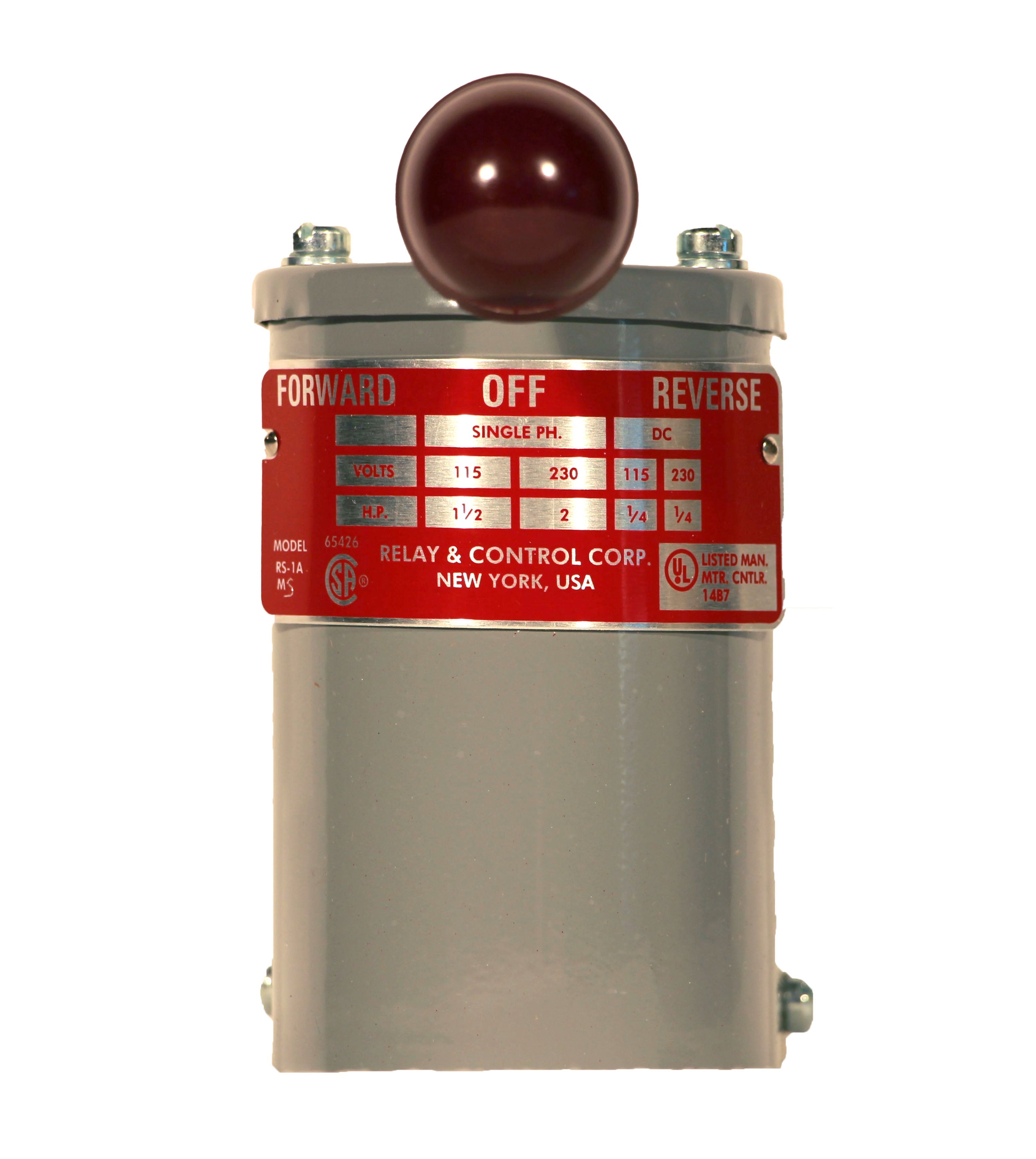 RS-1A-MS - Reversing Drum Control - Relay and Control Corp