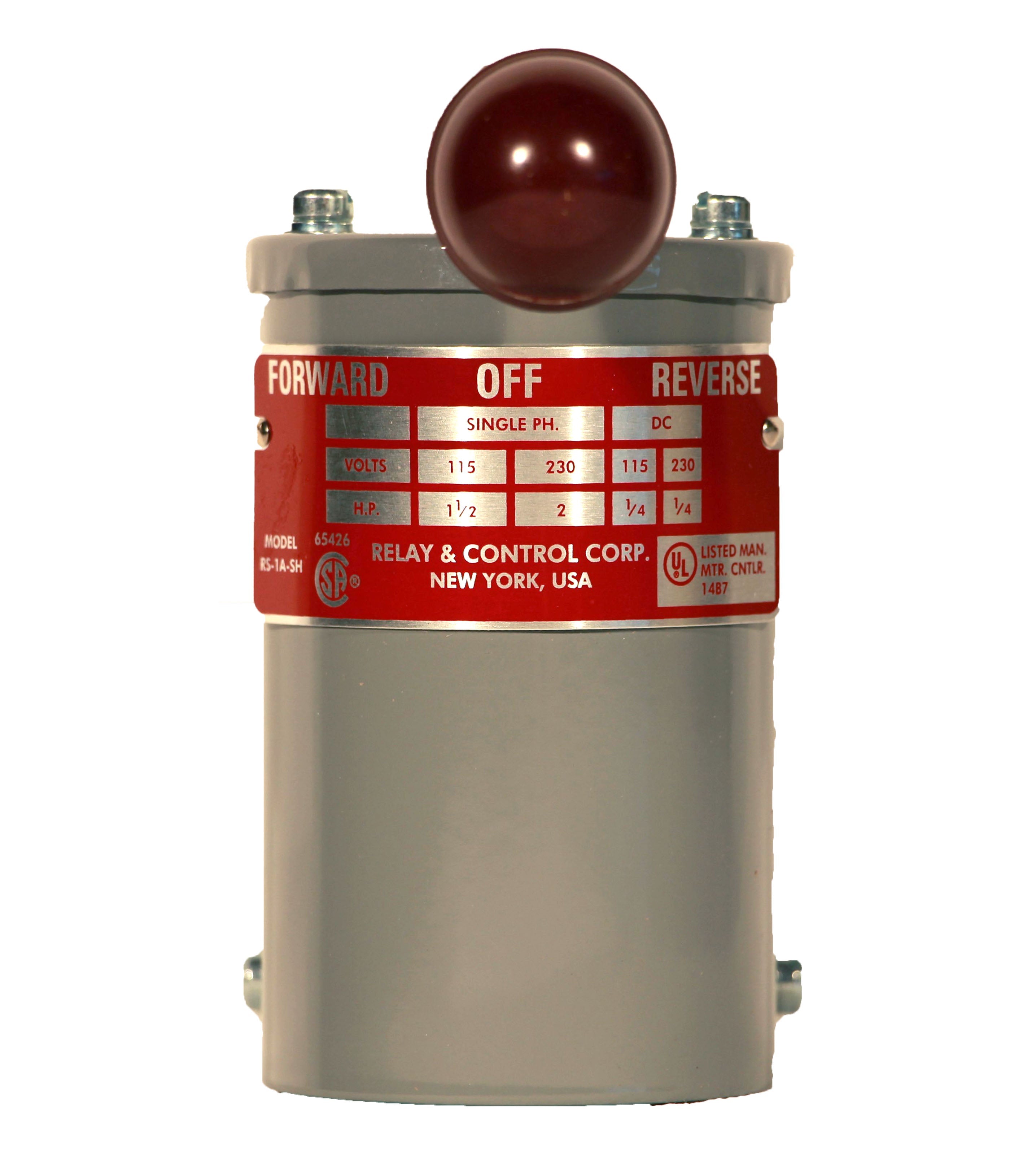 RS-1A-SH - Reversing Drum Control - Relay and Control Corp