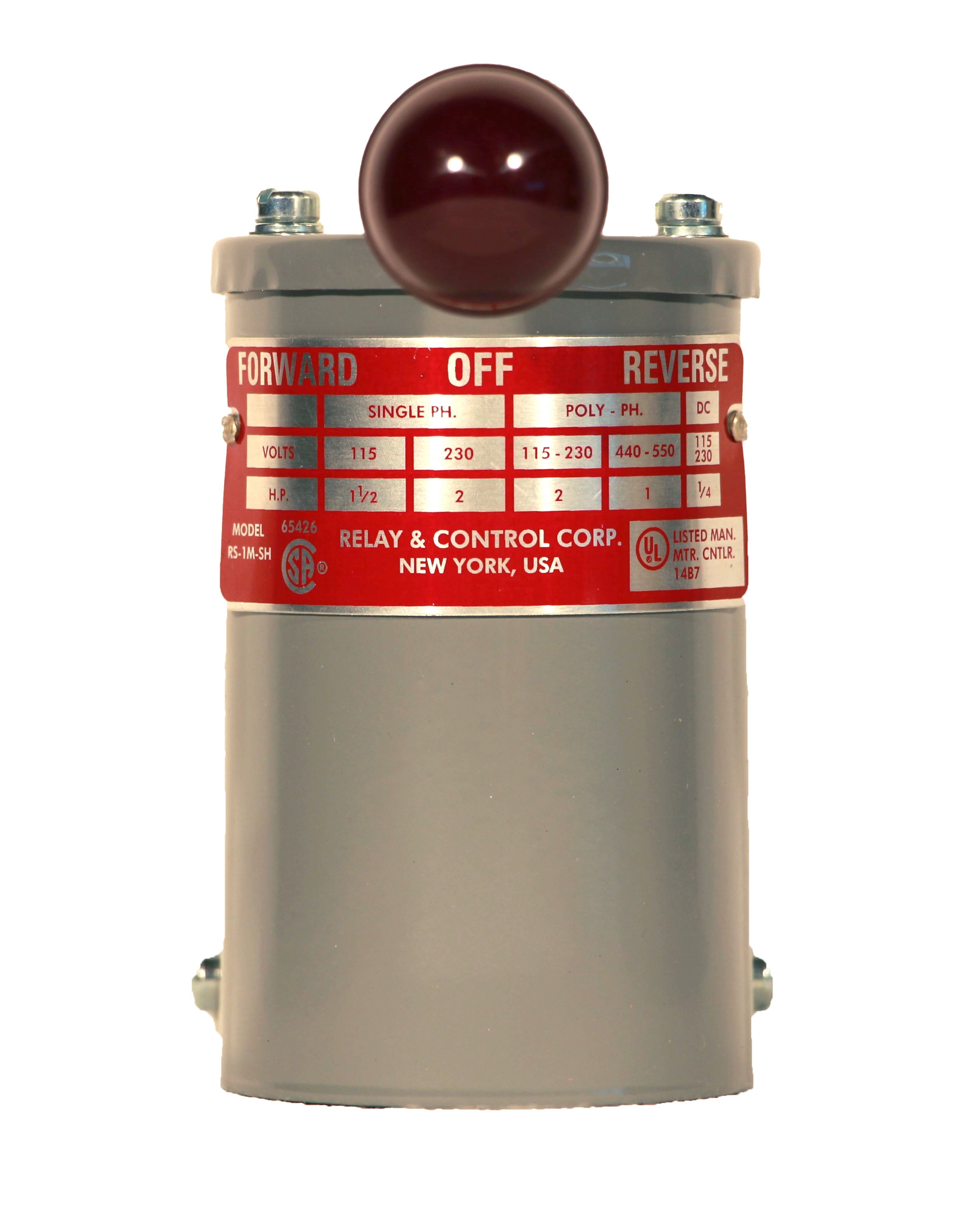 RS-1M-SH - Reversing Drum Control - Relay and Control Corp