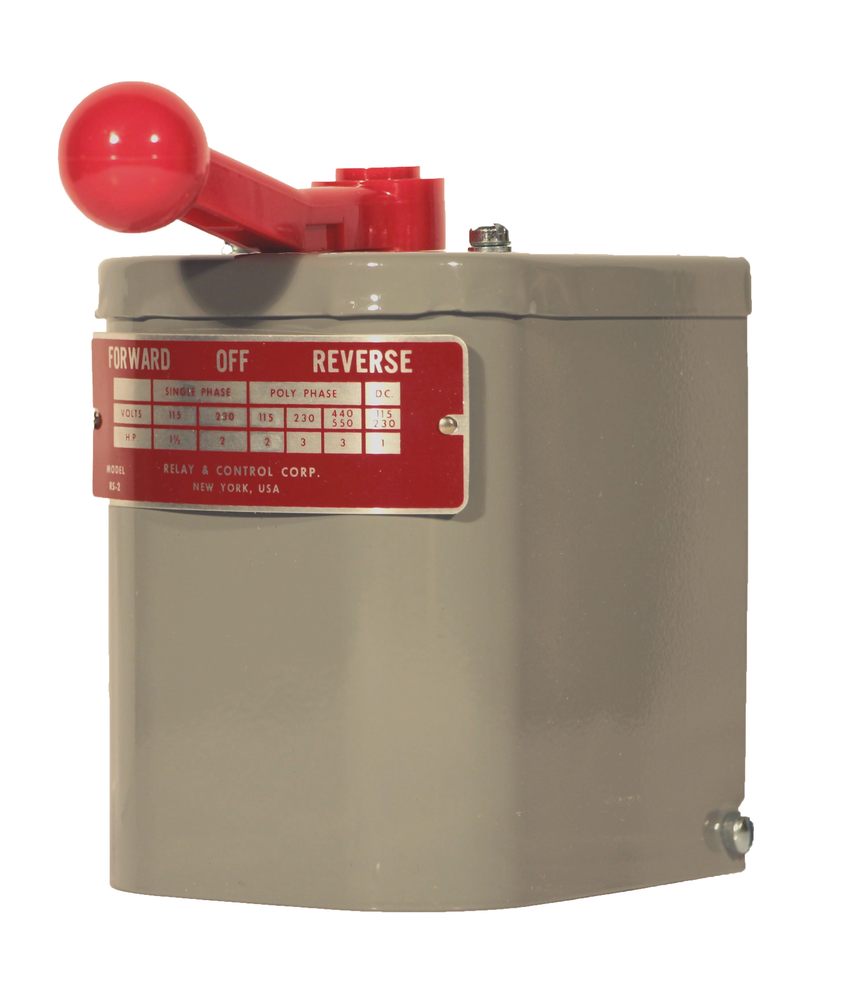 RS-2 - Reversing Drum Control - Relay and Control Corp