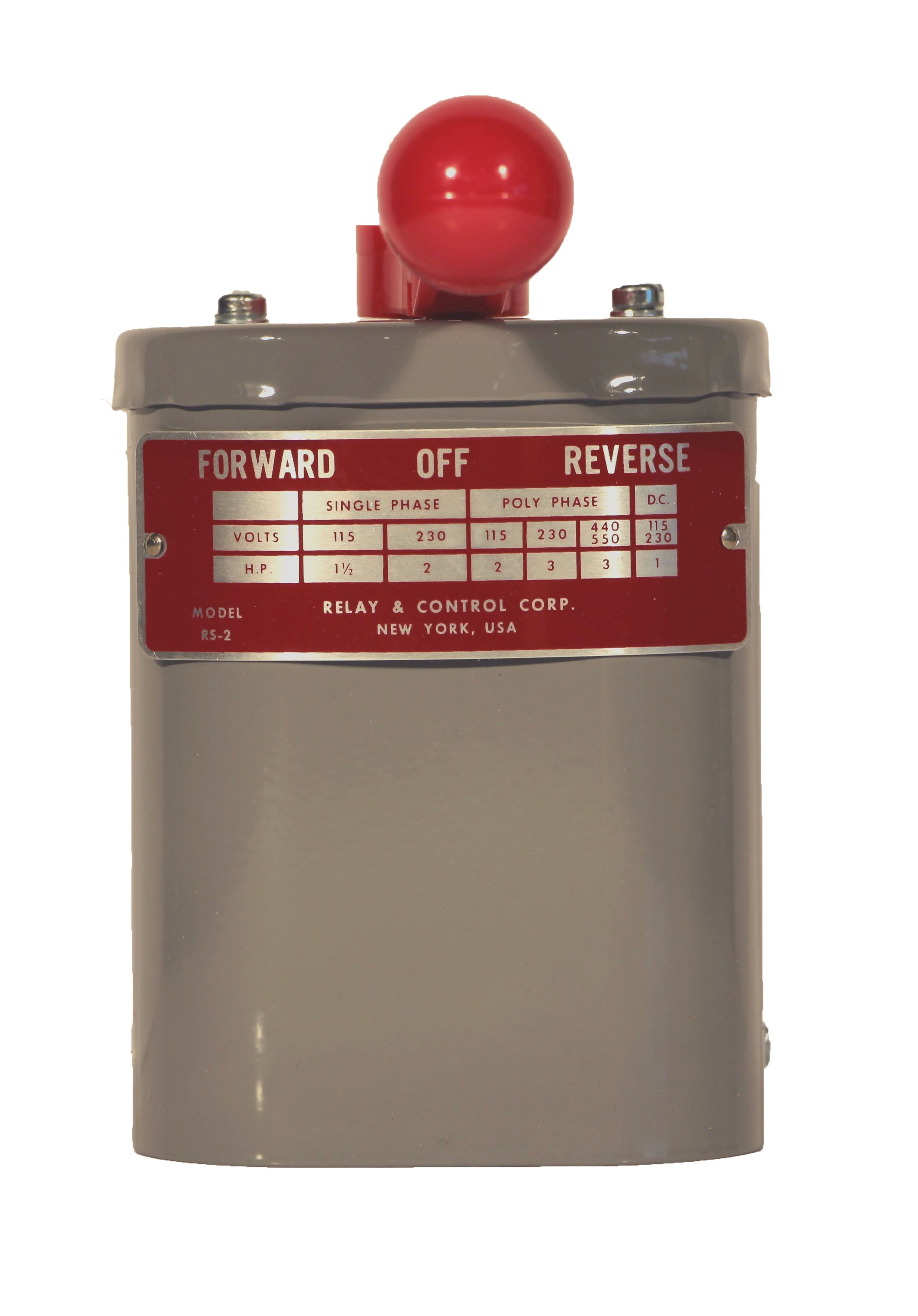 RS-2 - Reversing Drum Control - Relay and Control Corp