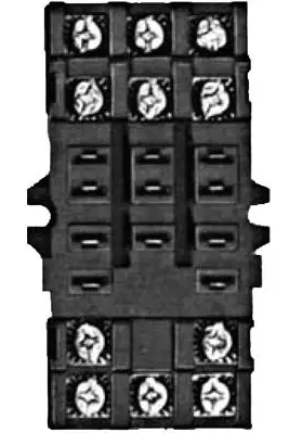ST11-PC Relay Socket,11 Pin Square Base 300 V 15 A Pressure Clamp ...