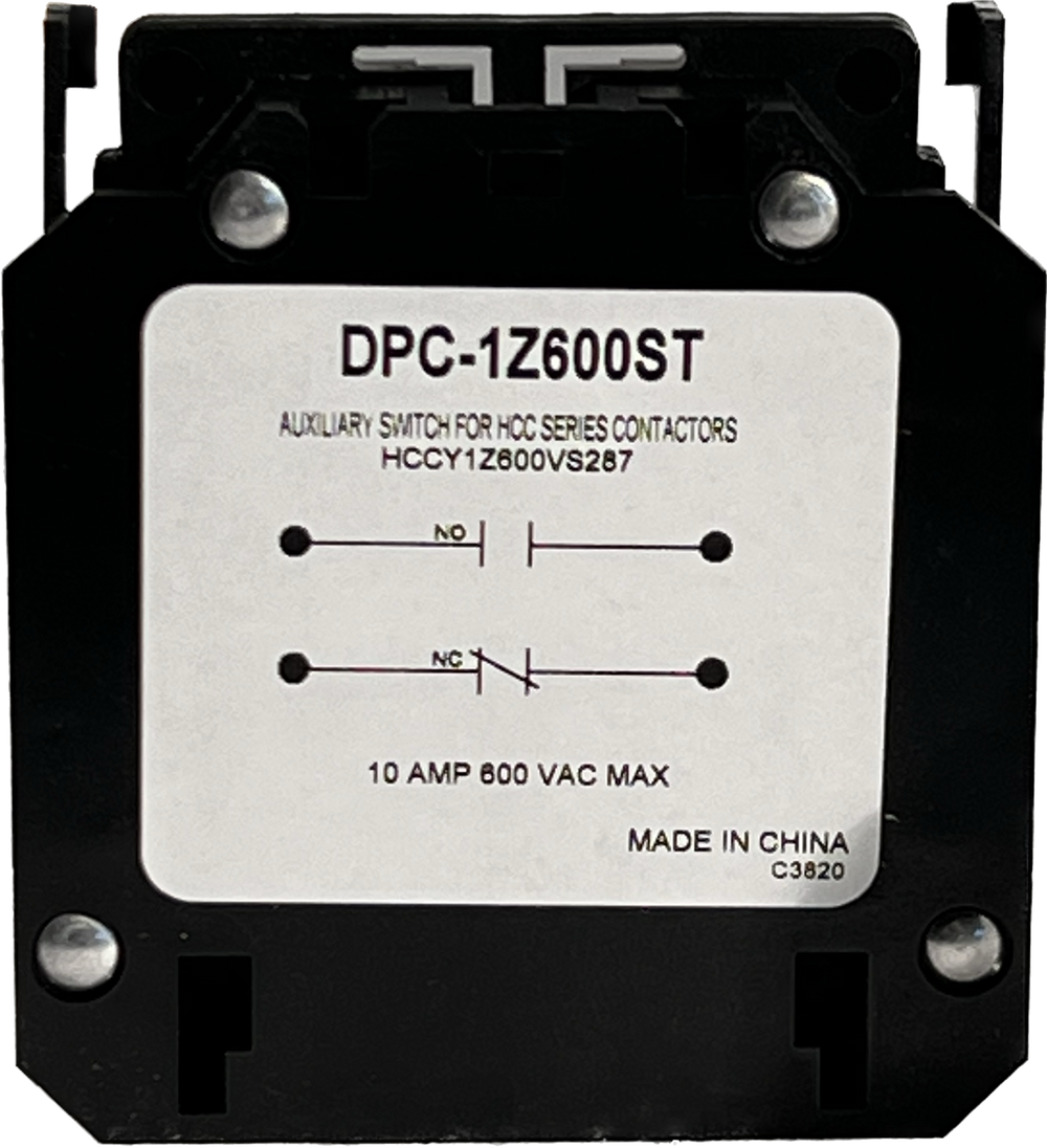 DPC-1Z600ST - 1NO/1NC - 600V.250 #6-32 Screw Term - Auxiliary Switch 3P & 4P